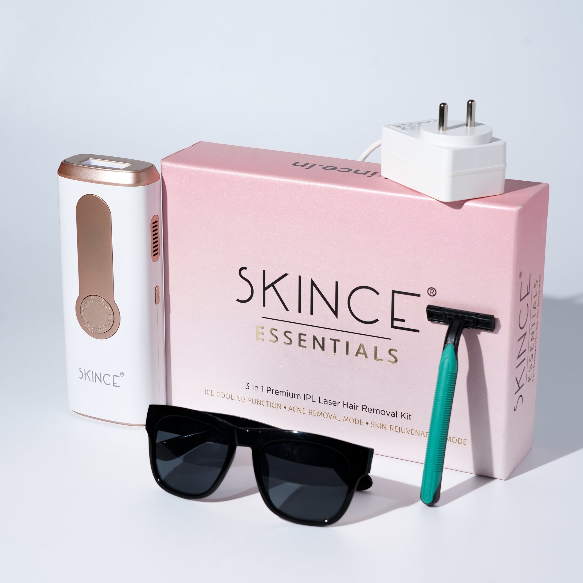 3 in 1 Premium IPL Laser Hair Removal Kit – skince